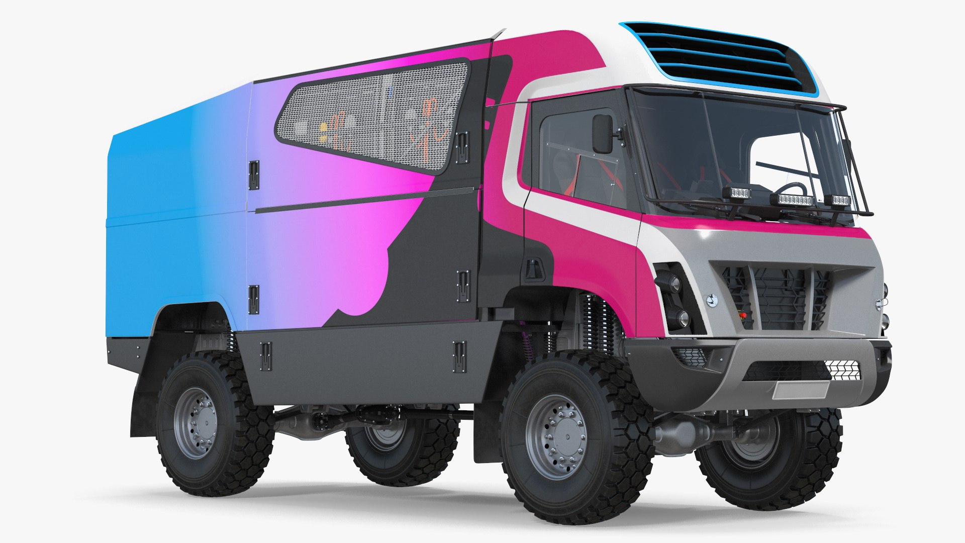 3D Hydrogen Powered Racing Truck - TurboSquid 2062966
