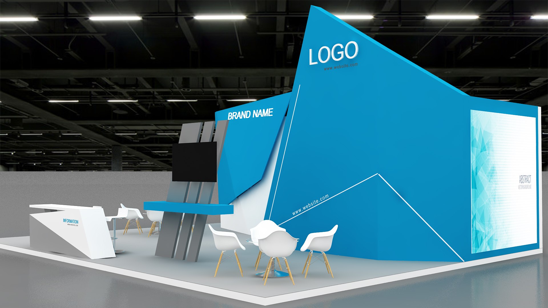 Exhibition 3D Model 3D Model - TurboSquid 2389415