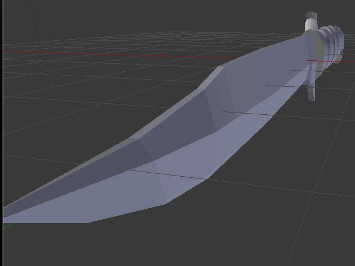 Free Combat Knife 3d Model
