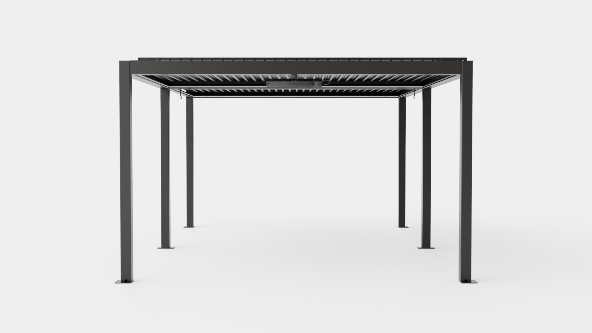 3D Pergola 4x6 Anthracite - TurboSquid 2316210