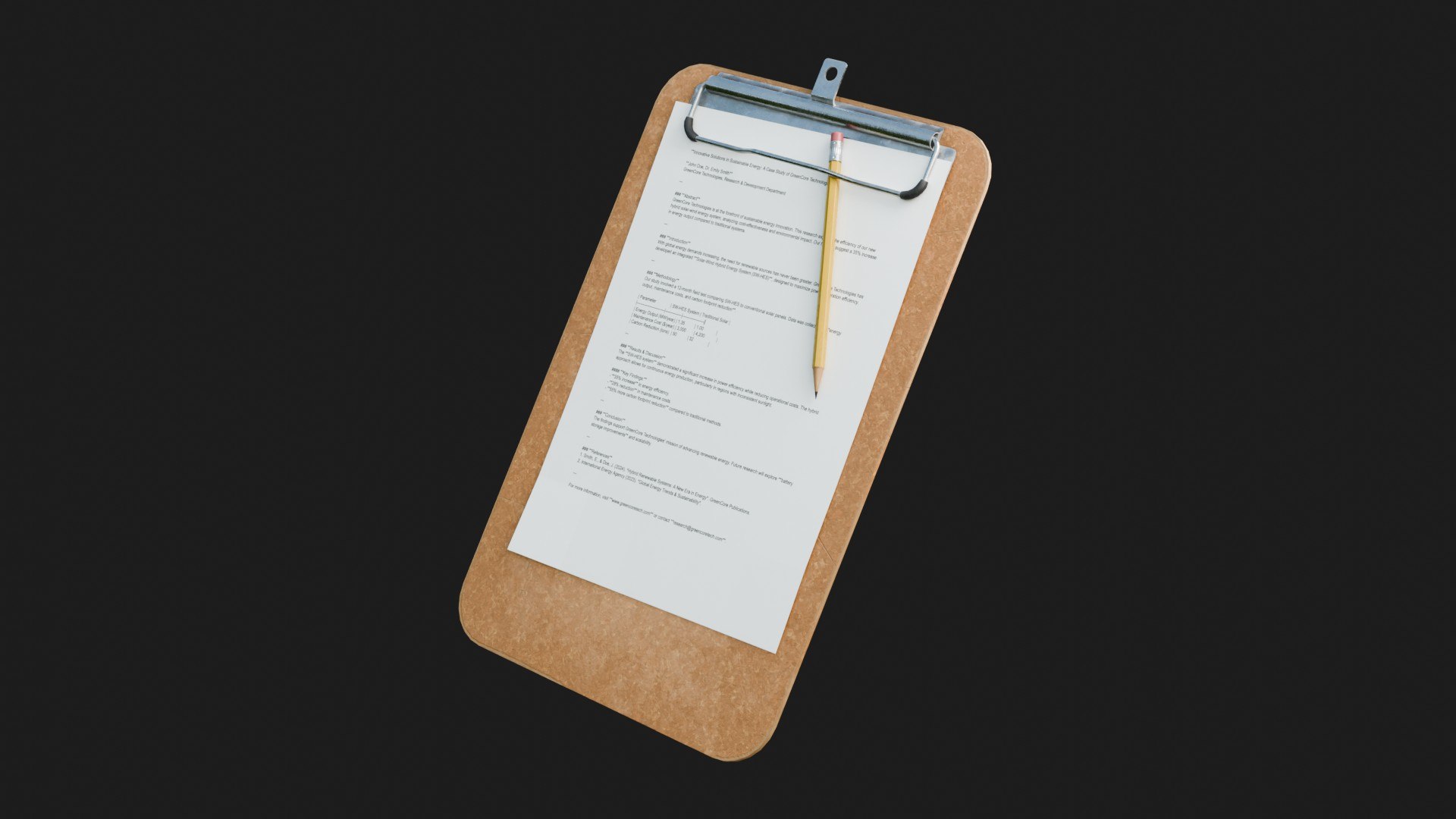 3D Clipboard - TurboSquid 2351072