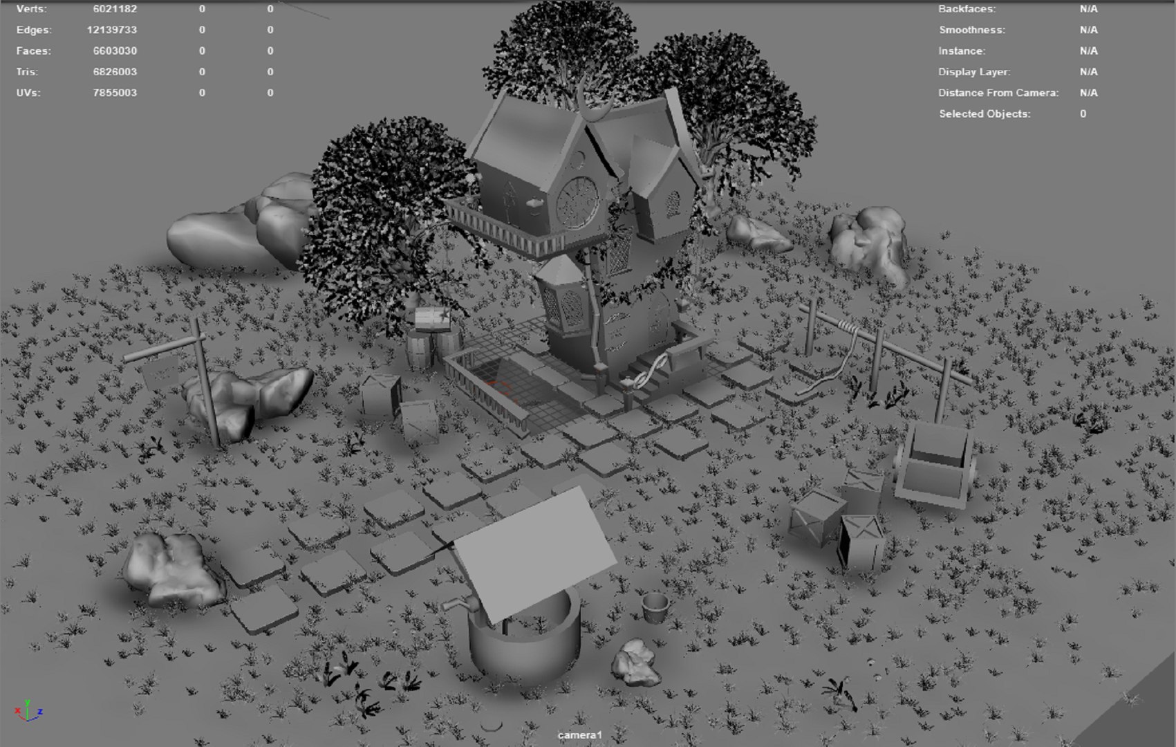 A Beautiful Arcane House 3D Model - TurboSquid 2007489