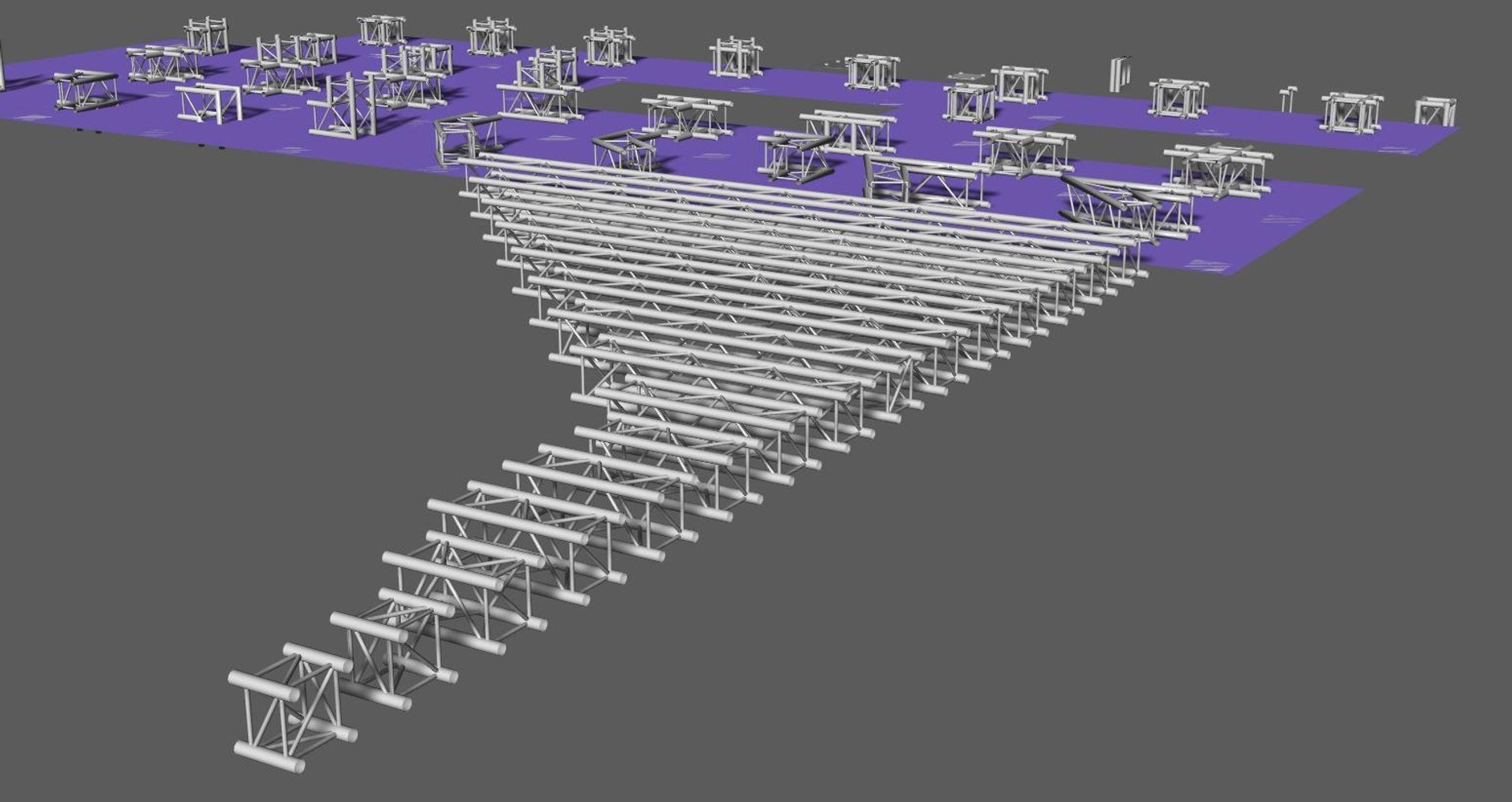 3D Prolyte Square Trusses H30v Model - TurboSquid 1357241