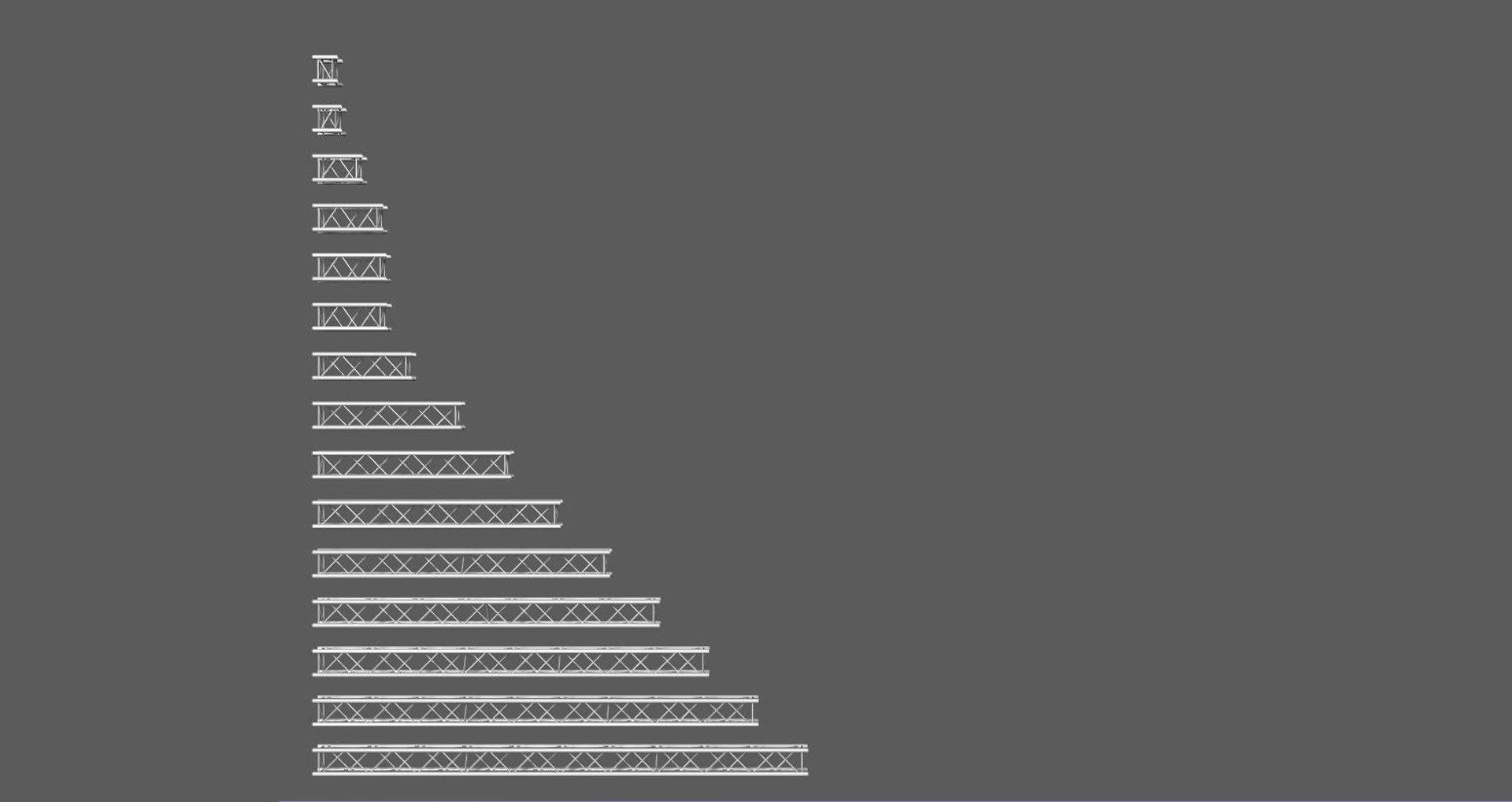 3D Prolyte Square Trusses H30v Model - TurboSquid 1357241