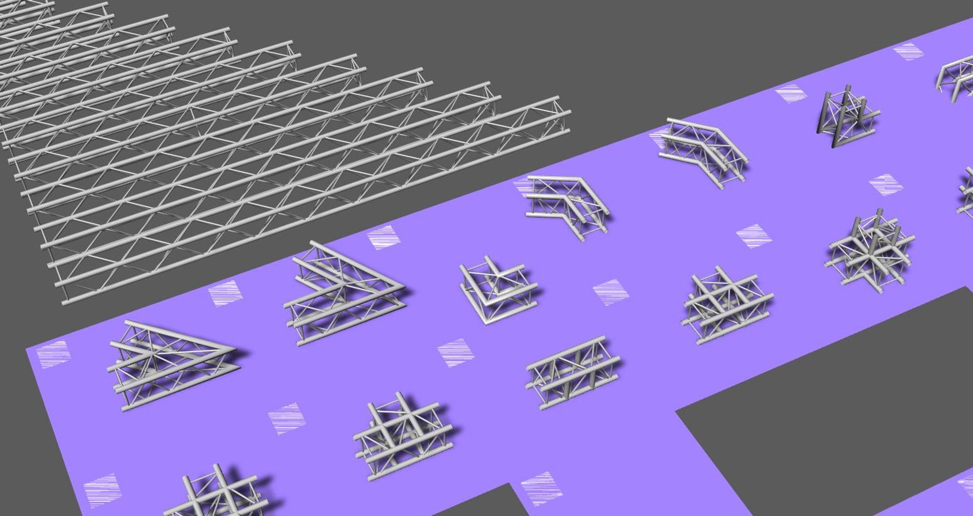 3D Prolyte Square Trusses H30v Model - TurboSquid 1357241