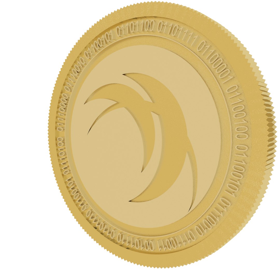 3D Safex Token Gold Coin - TurboSquid 1555720