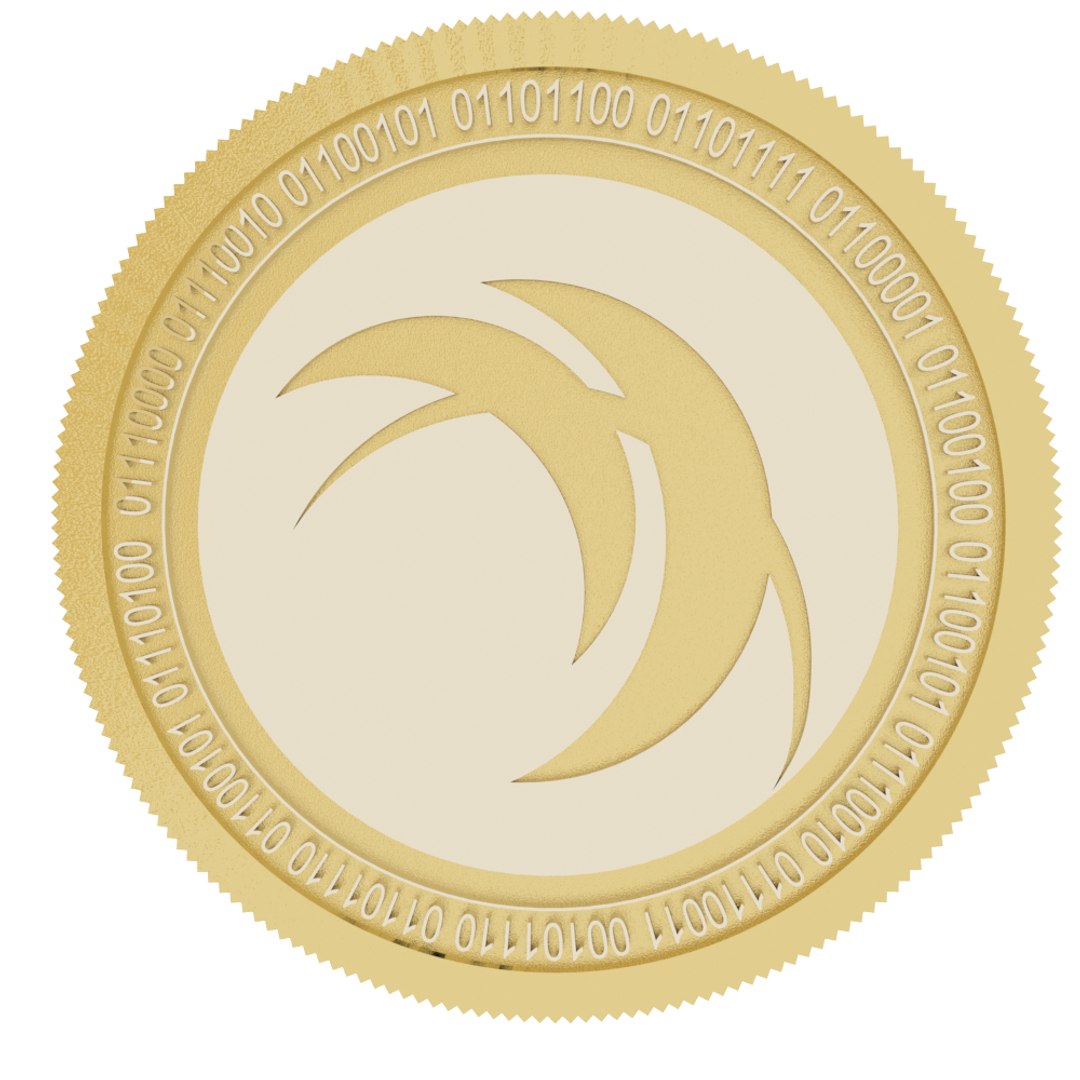 3D Safex Token Gold Coin - TurboSquid 1555720