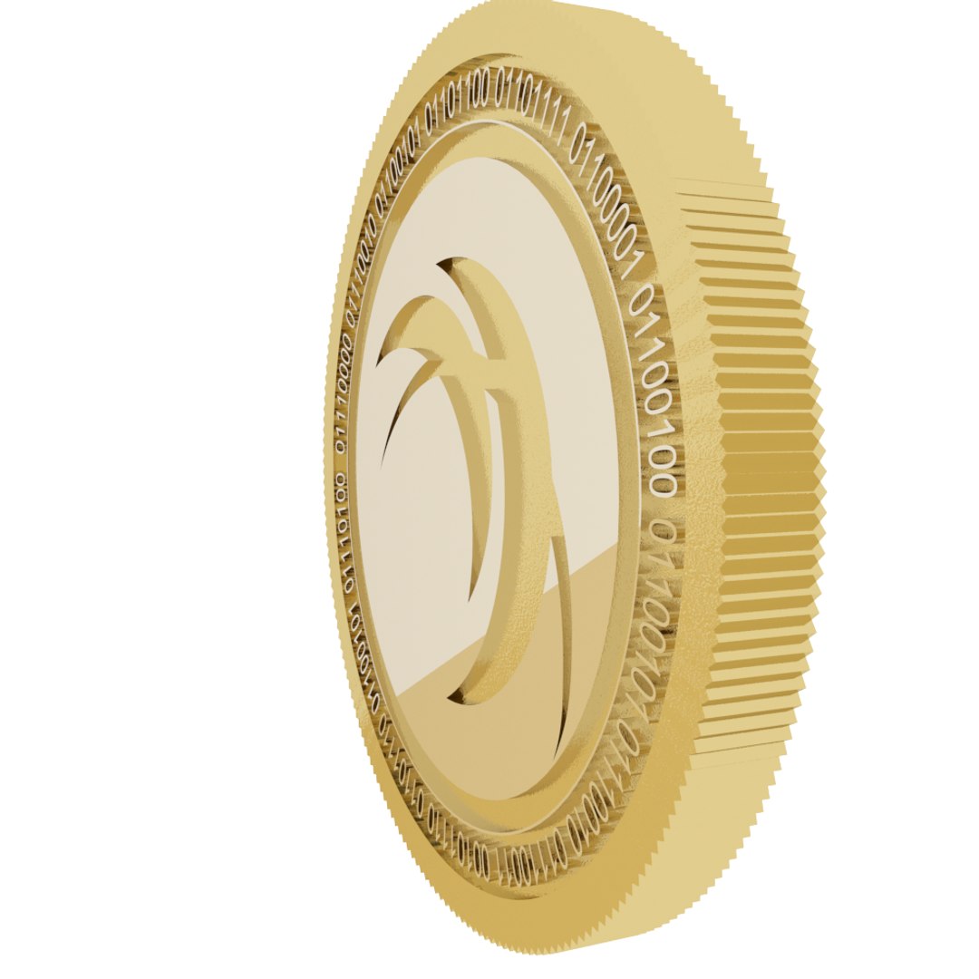 3D Safex Token Gold Coin - TurboSquid 1555720