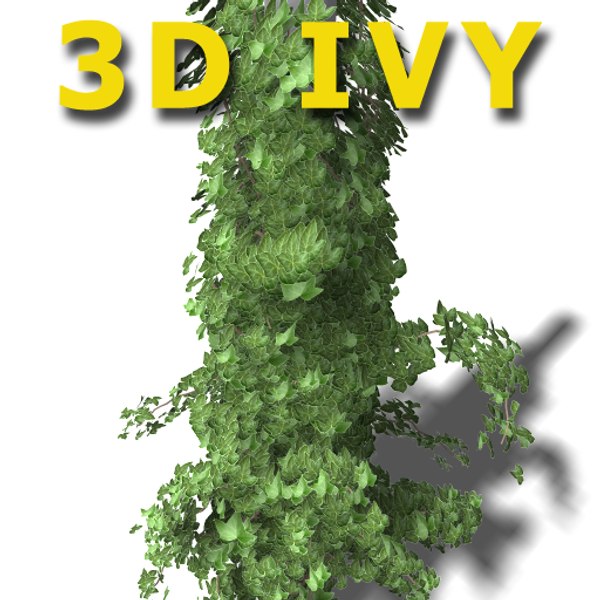 3d ivy columns