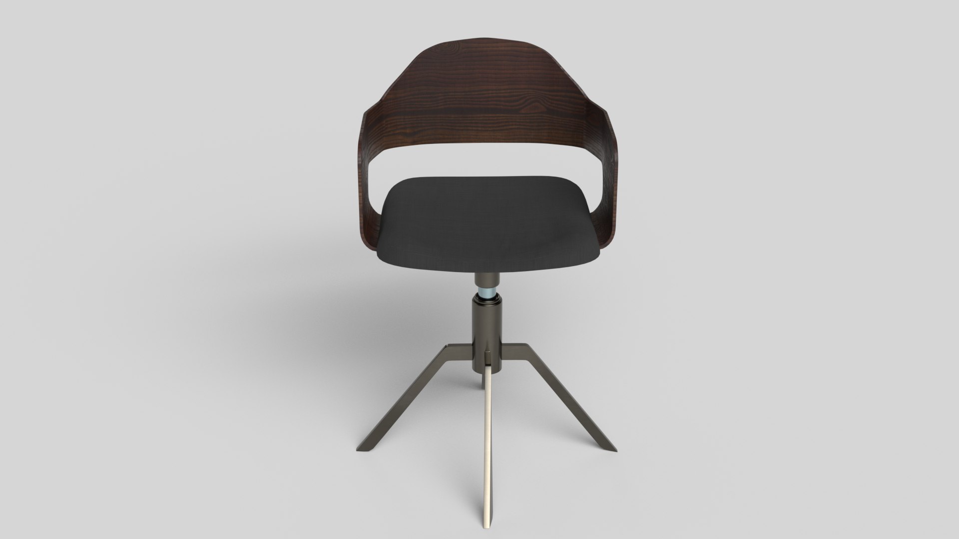 3D Model Office Modern Wood Chair - TurboSquid 1978984