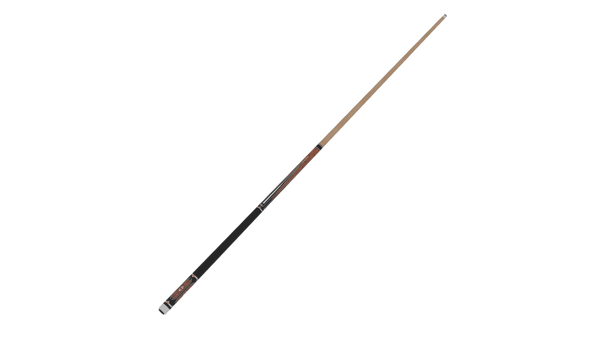 3D Model Vintage Wooden Pool Cue - TurboSquid 2218433