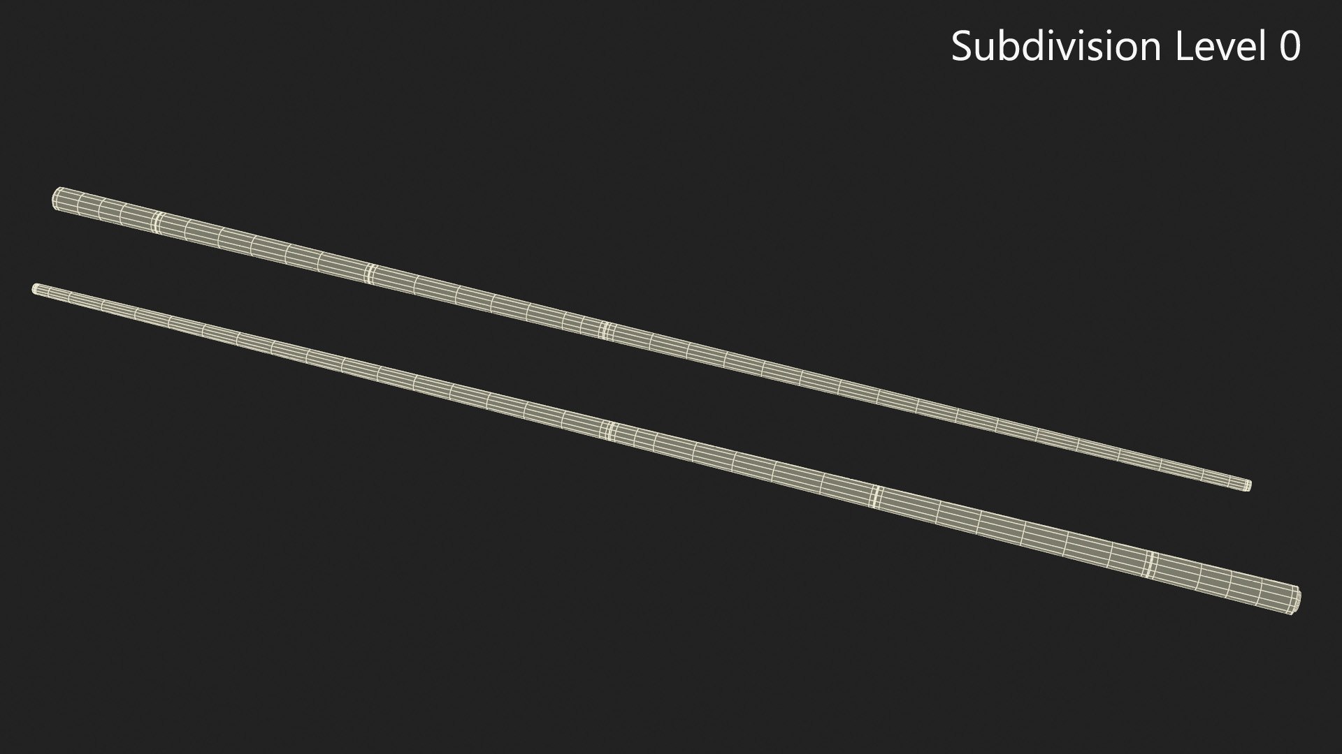 3D Model Vintage Wooden Pool Cue - TurboSquid 2218433