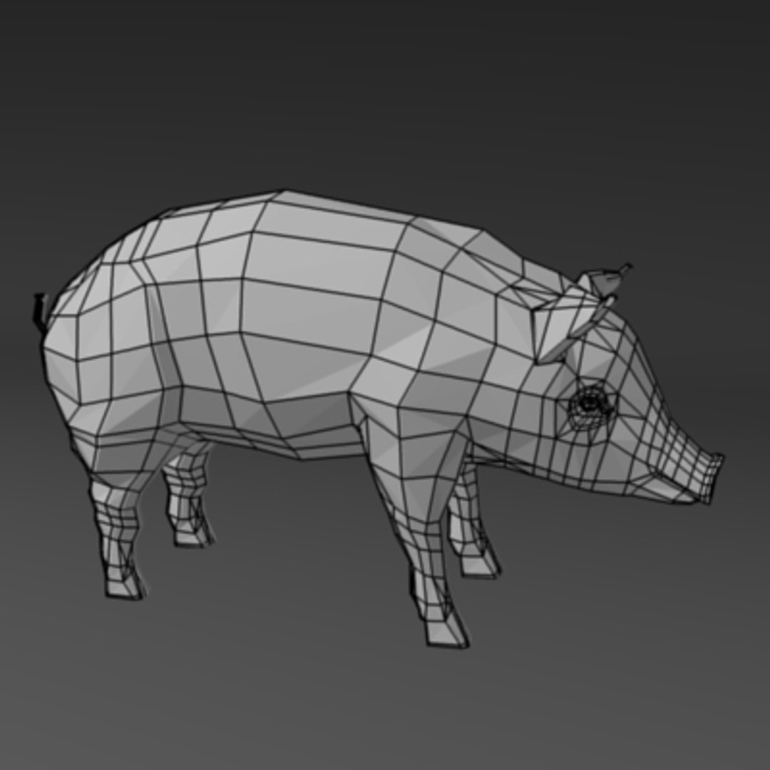 Pig 3d Model