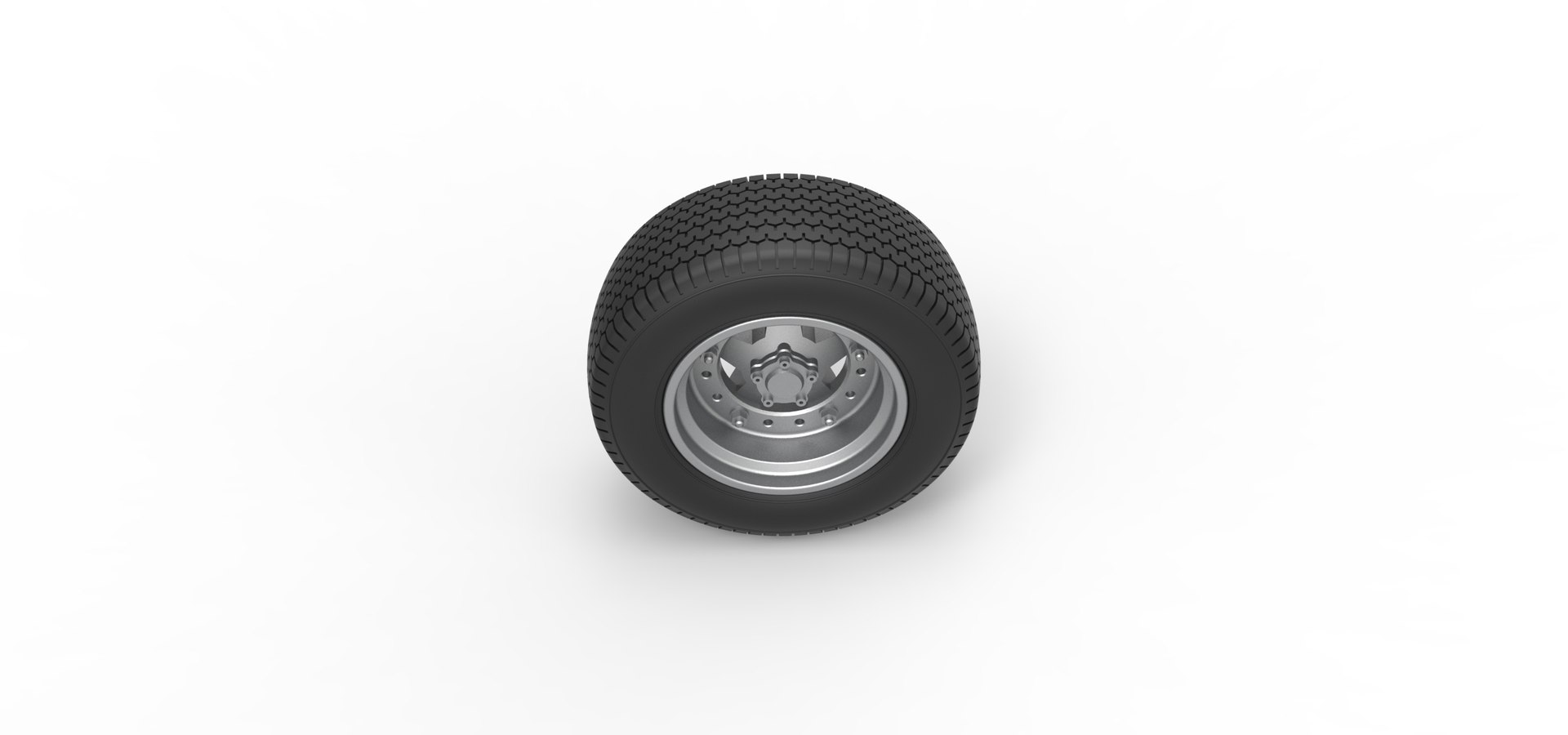 3D Model Diecast Front Wheel Of Northeast Dirt Modified Stock Car Scale ...