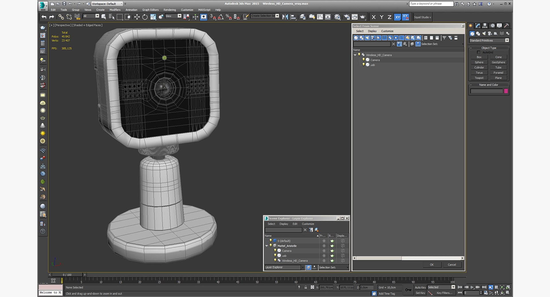 Wireless Hd Camera 3D Model - TurboSquid 1188353