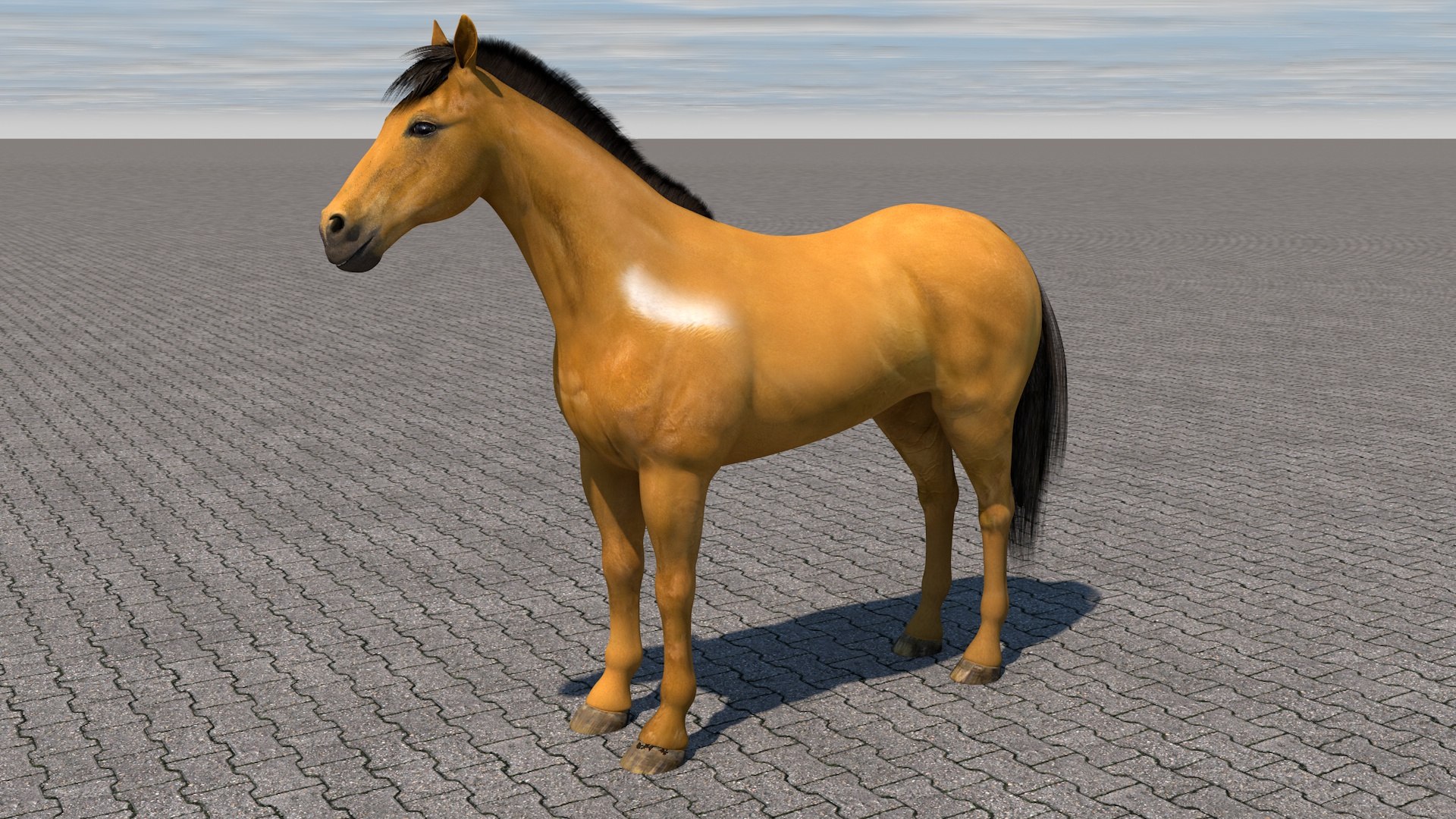 3D horse model - TurboSquid 1355630