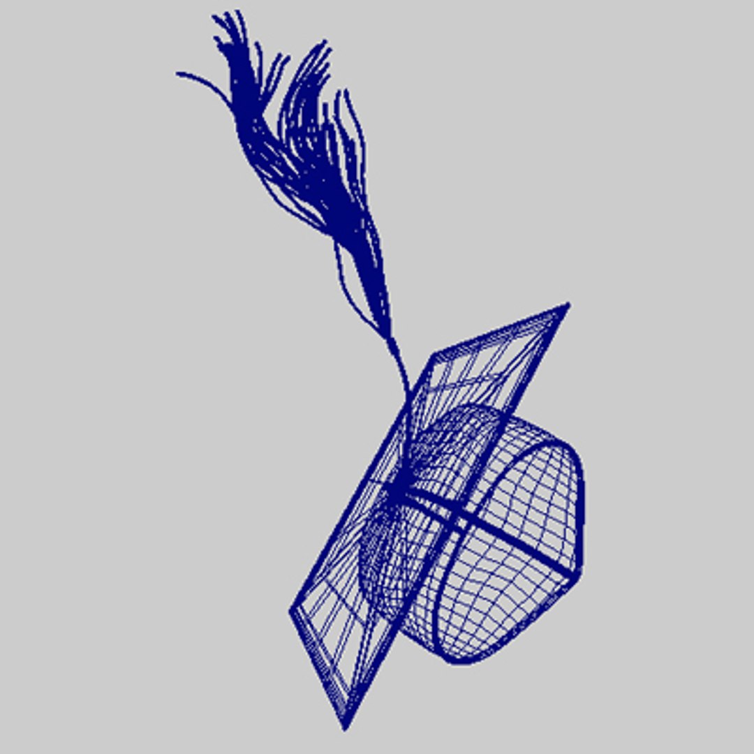 Graduation Cap 3d Model