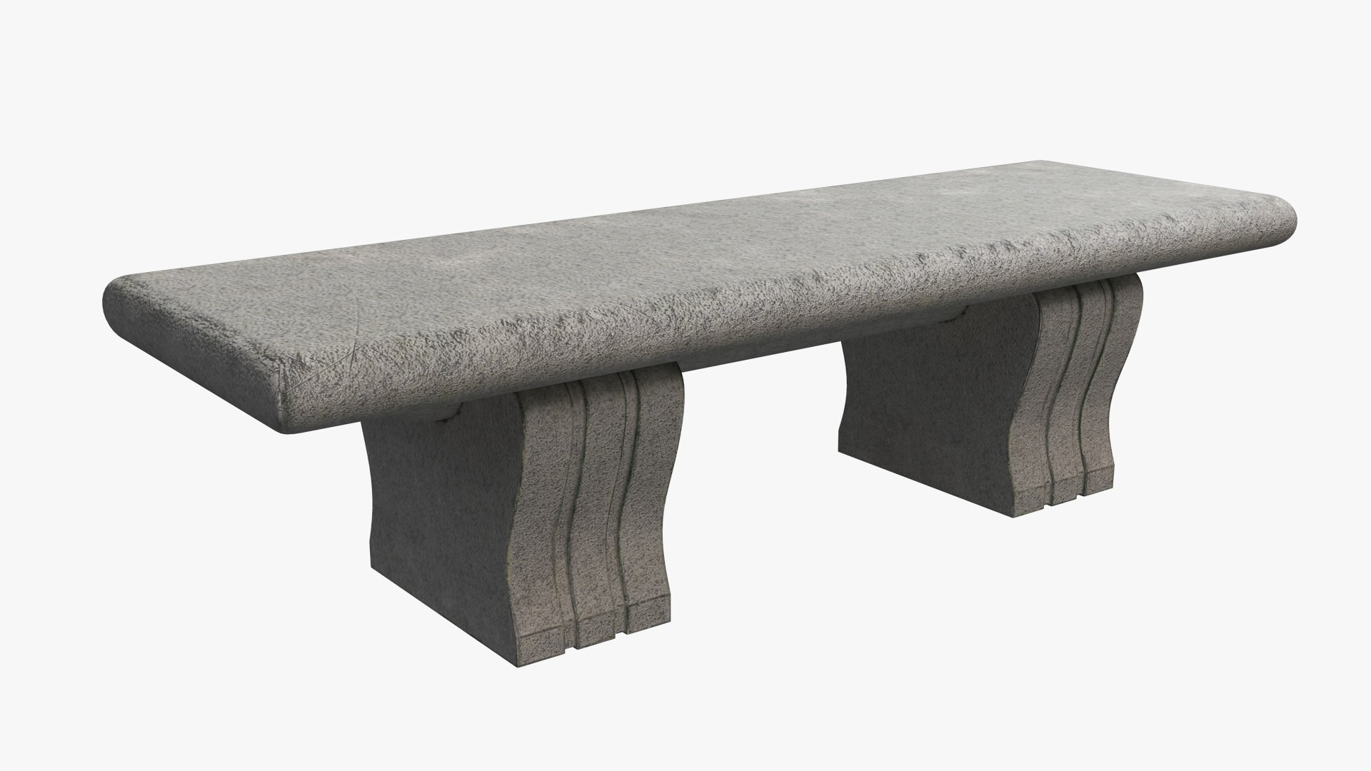 Stone Bench - 3D - TurboSquid 1450377