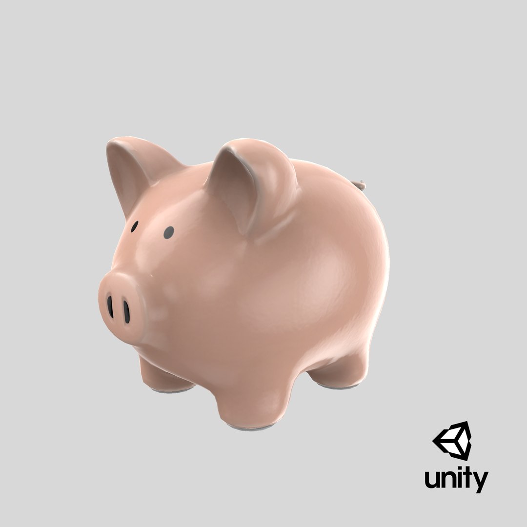 3D Piggy Bank - TurboSquid 1812936