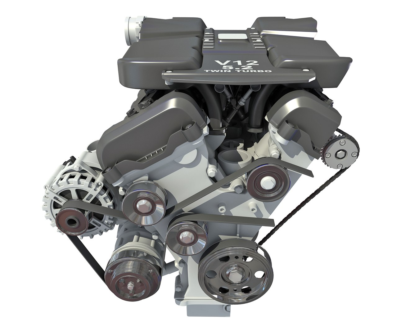 3D Cutaway V12 Engine Ignition - TurboSquid 1368783