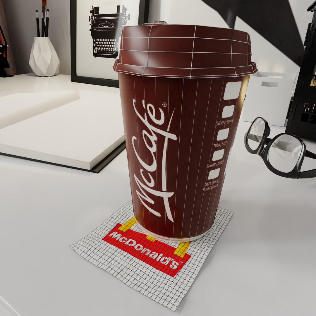 3D model mccafe cup - TurboSquid 1519083