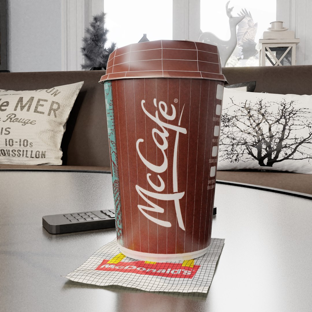 3D model mccafe cup - TurboSquid 1519083