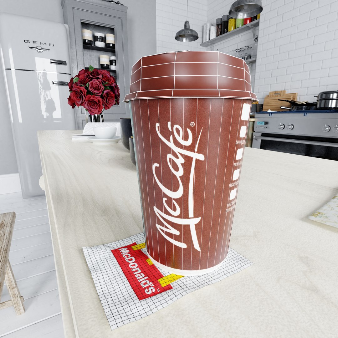 3D model mccafe cup - TurboSquid 1519083