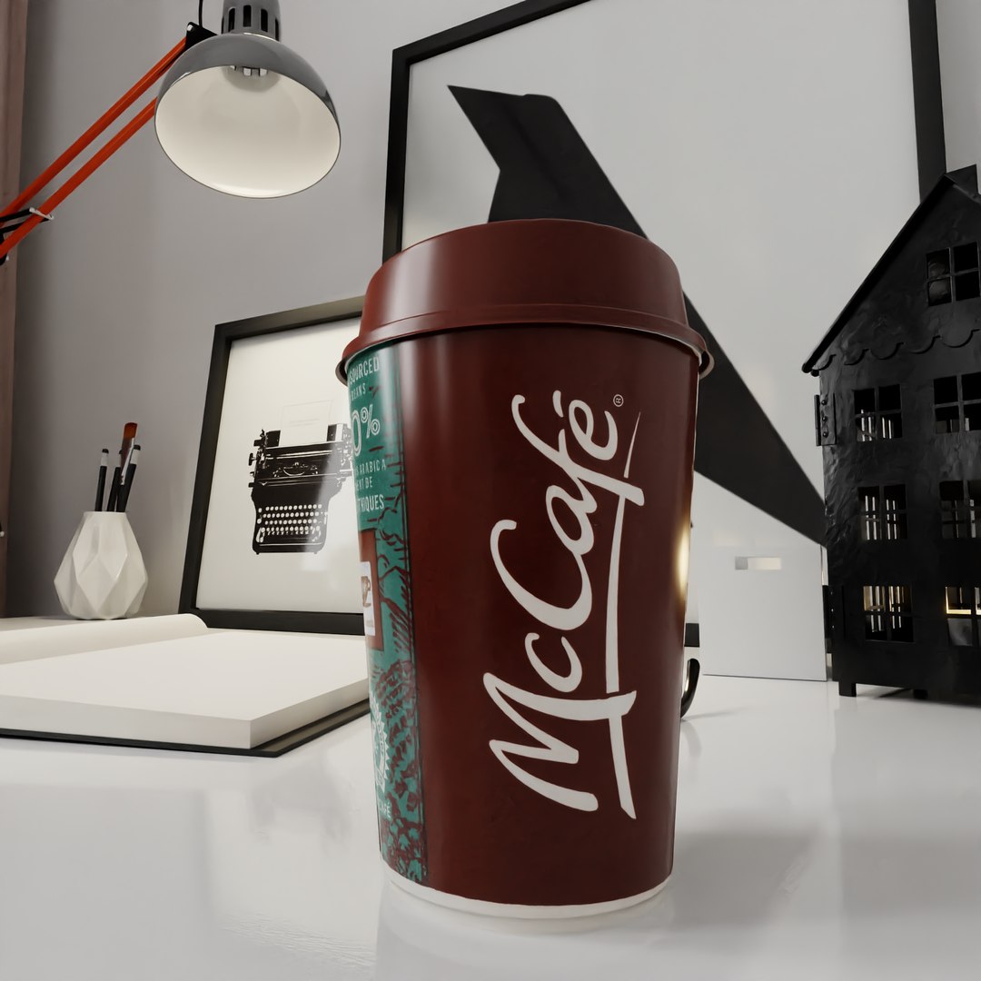3D model mccafe cup - TurboSquid 1519083