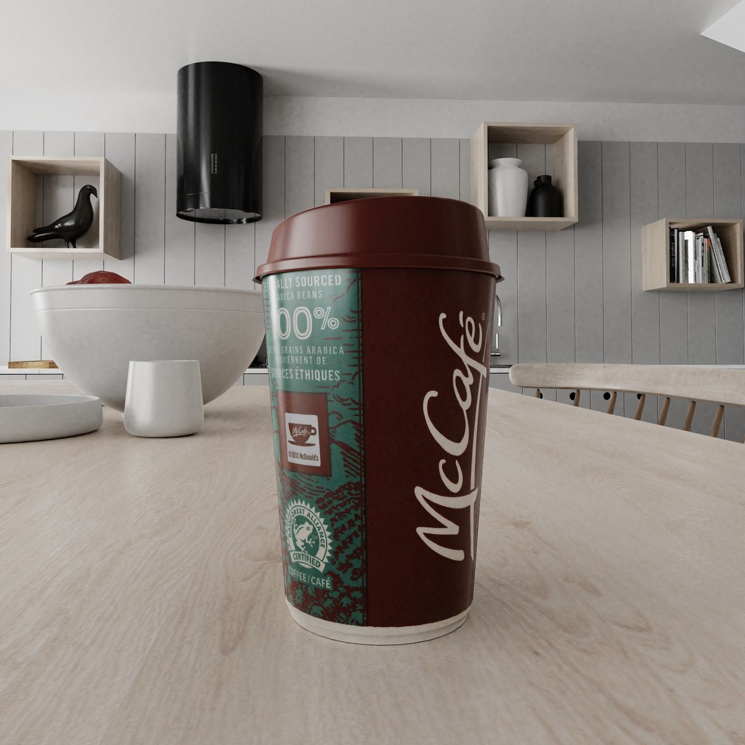 3D model mccafe cup - TurboSquid 1519083