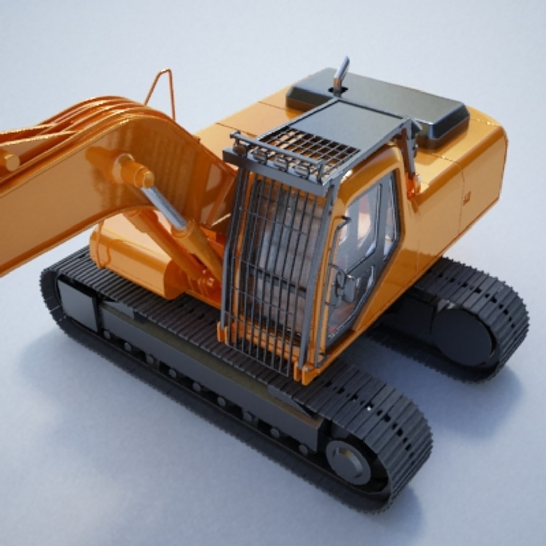 Excavator Construction - 3d Model