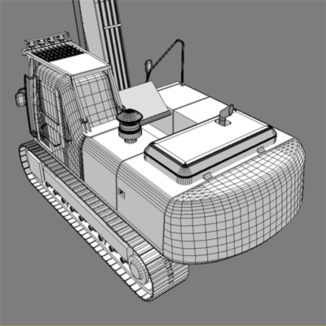 Excavator Construction - 3d Model