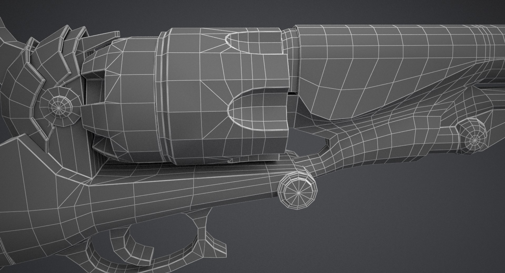 Revolver gun 3D model - TurboSquid 1183901