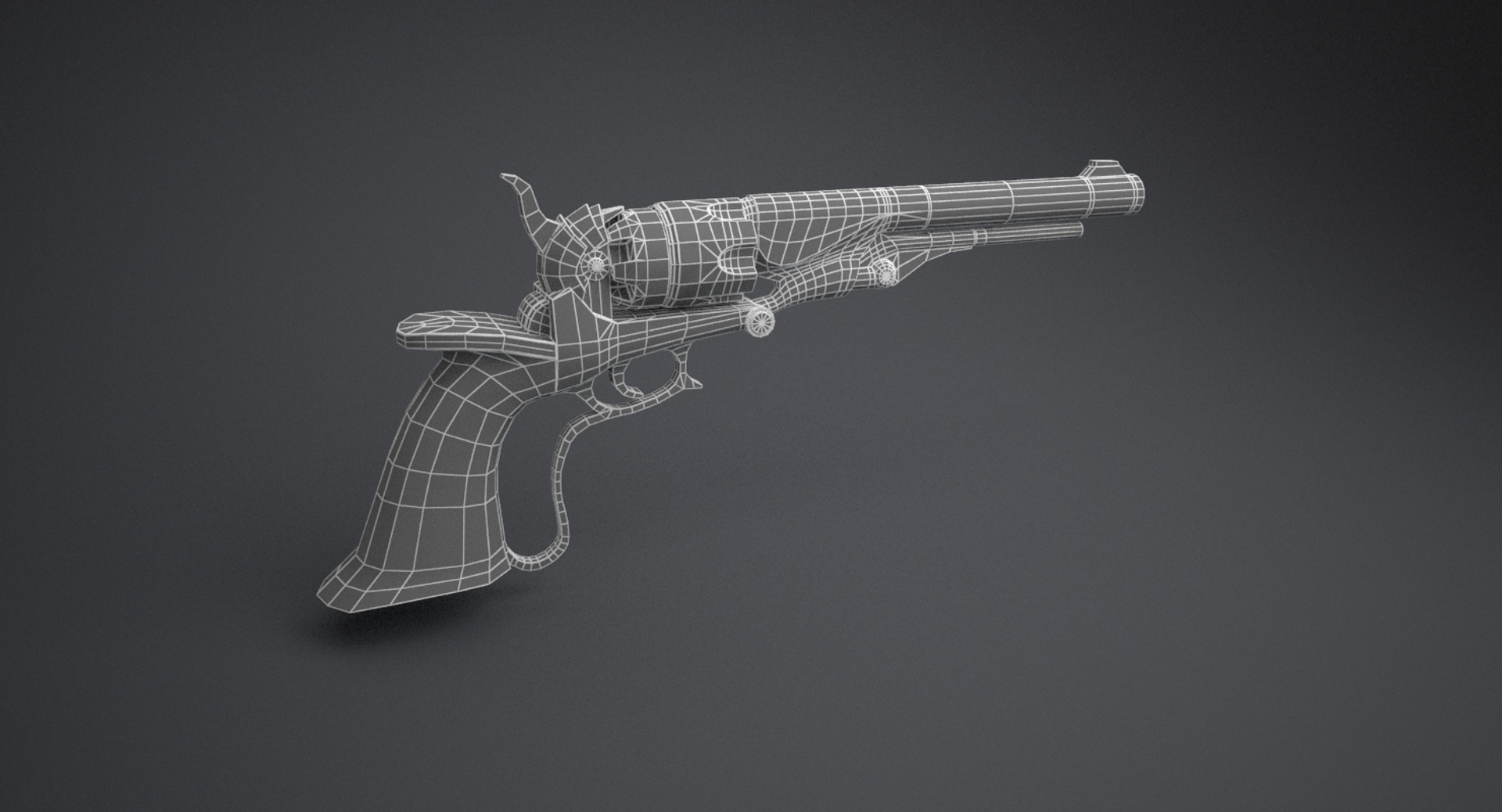 Revolver gun 3D model - TurboSquid 1183901