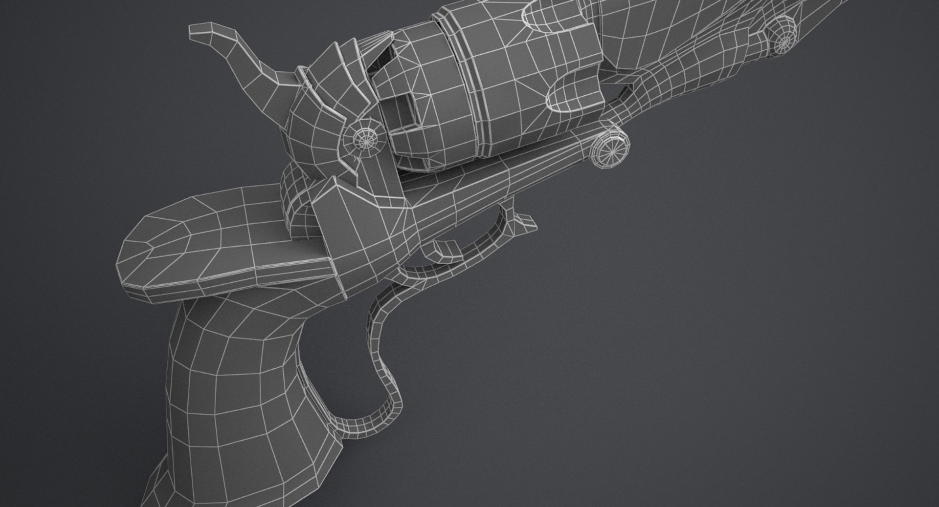 Revolver gun 3D model - TurboSquid 1183901