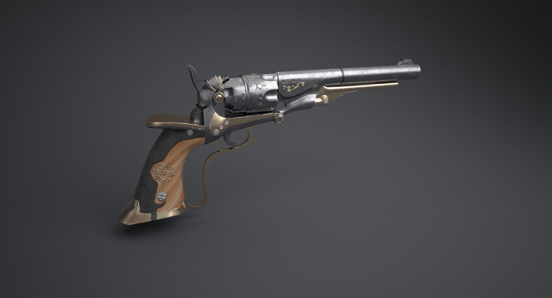 Revolver gun 3D model - TurboSquid 1183901