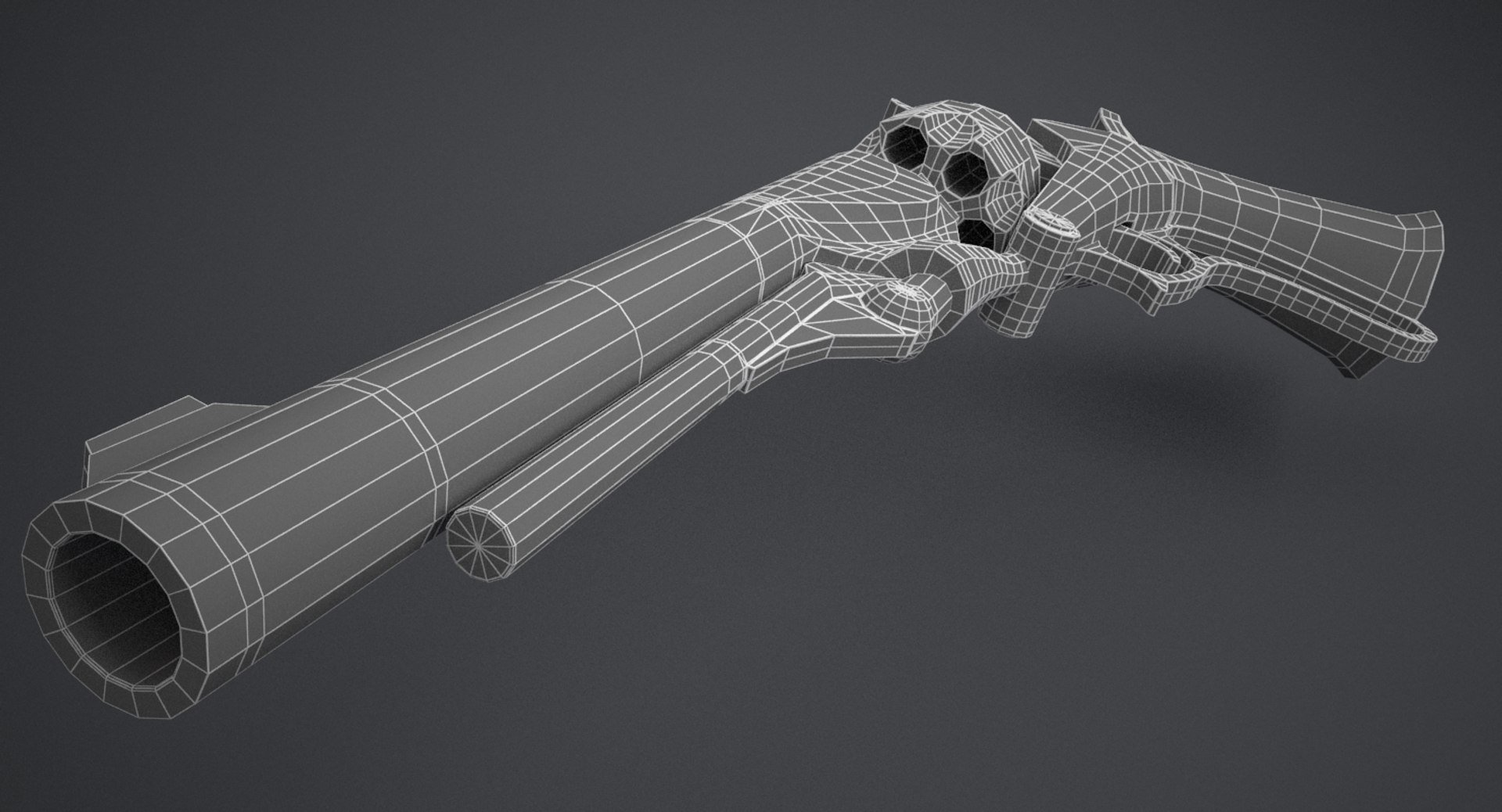Revolver gun 3D model - TurboSquid 1183901