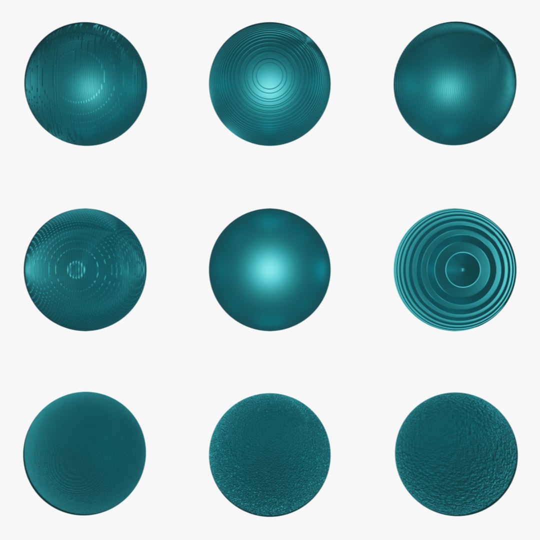 3D Model Procedural Metallic Blue Materials - TurboSquid 1839194
