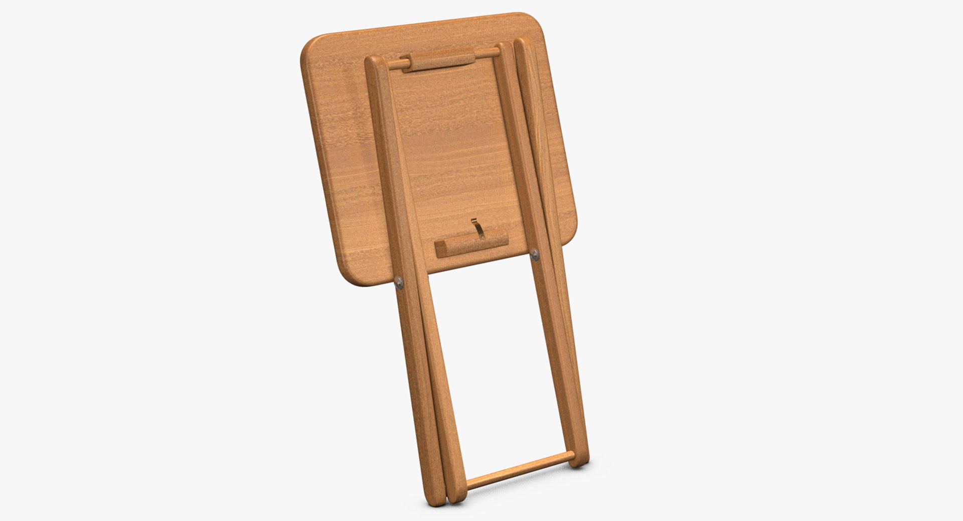 Wood Folding Table 3d 3ds