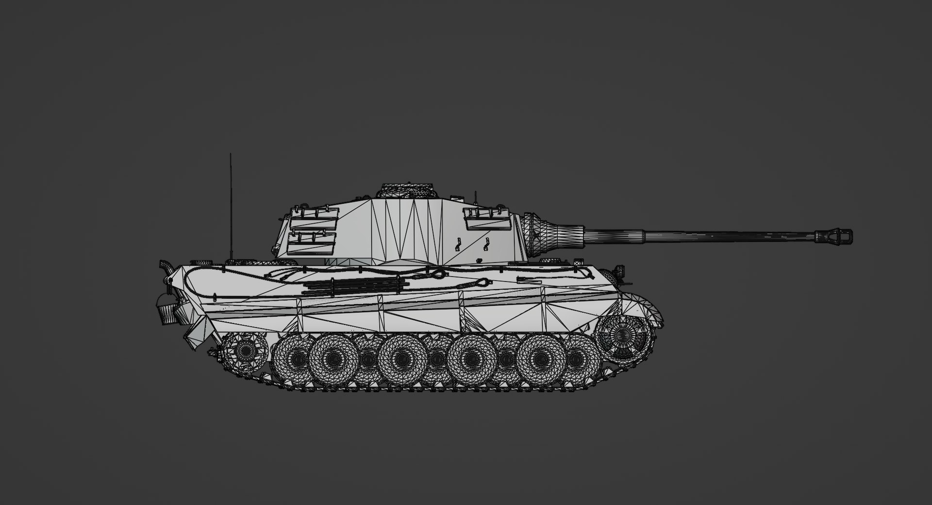 3D Model Photorealistic Blender Scene Of Tank In Landscape - TurboSquid ...