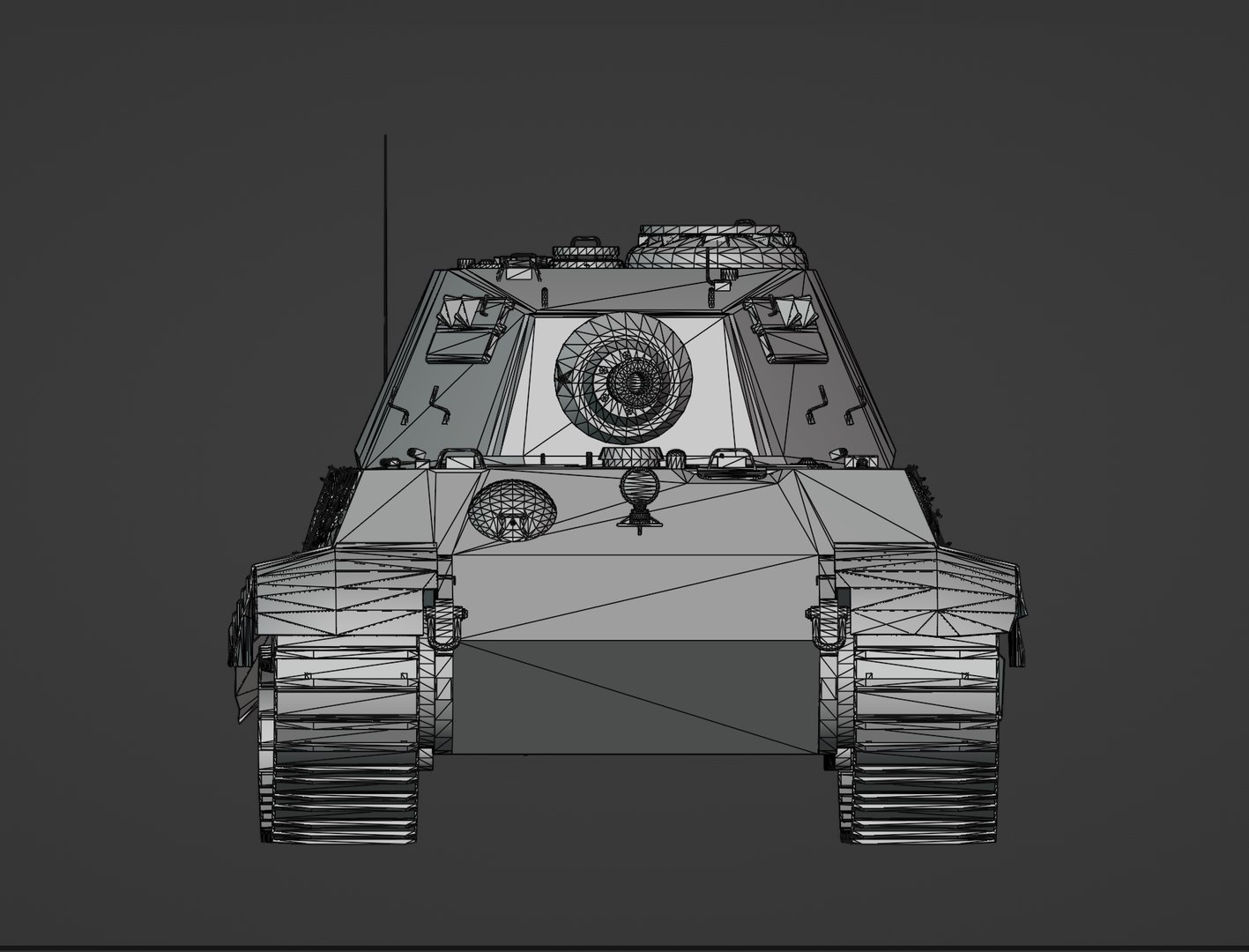 3D Model Photorealistic Blender Scene Of Tank In Landscape - TurboSquid ...