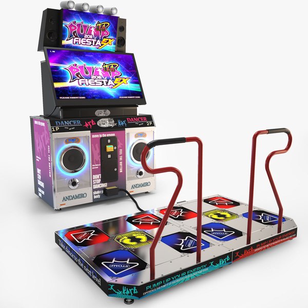 arcade dance machine 3d model