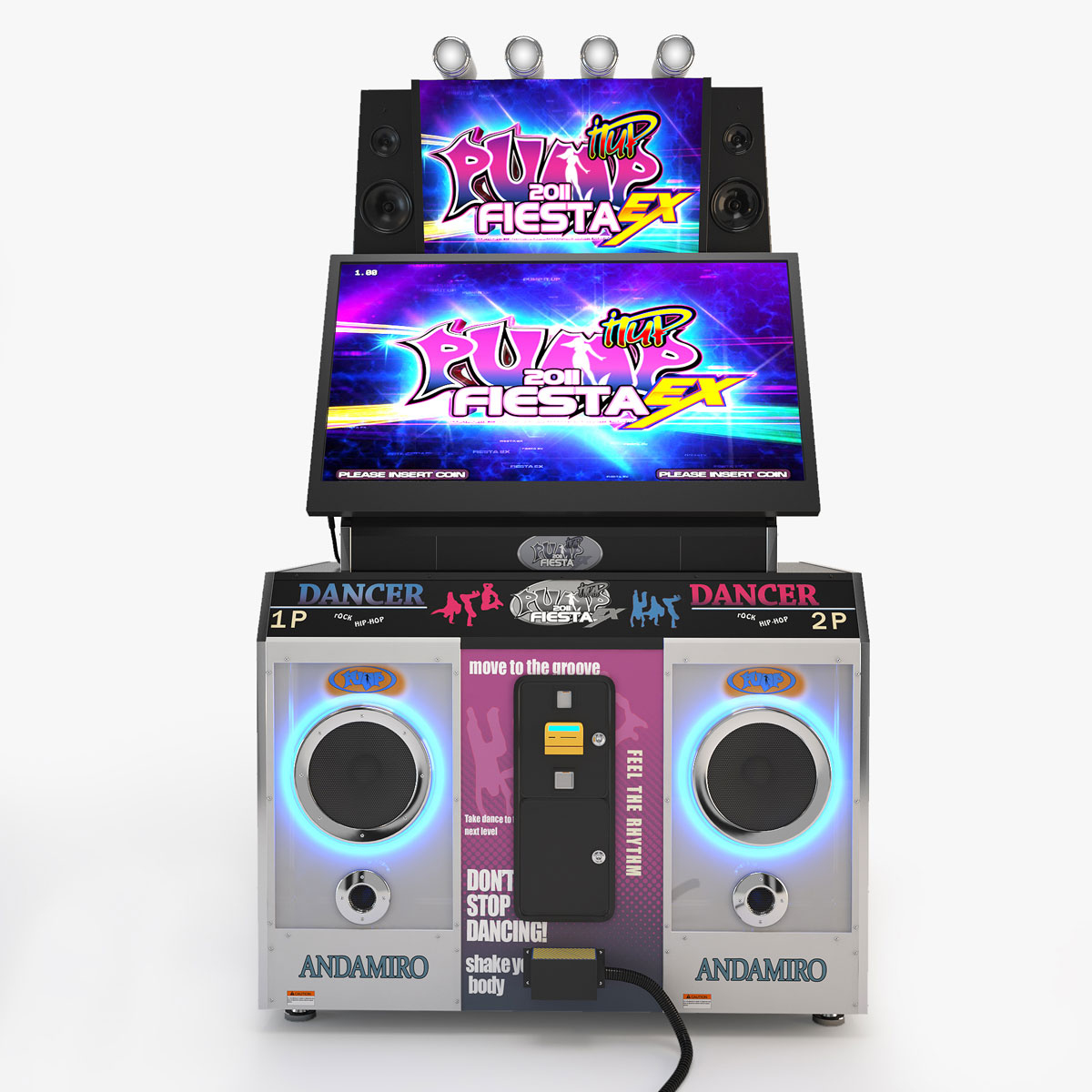 arcade dance machine 3d model
