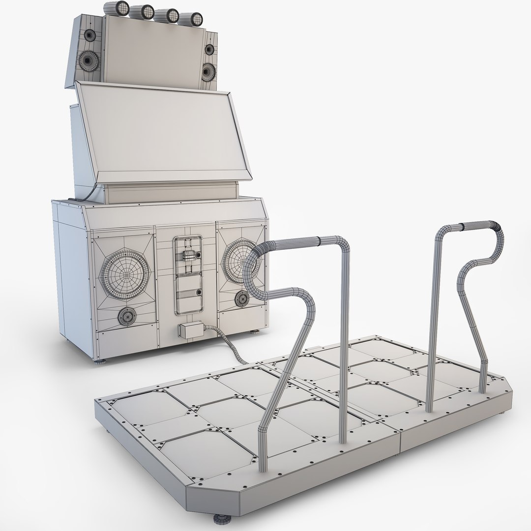 Arcade Dance Machine 3d Model