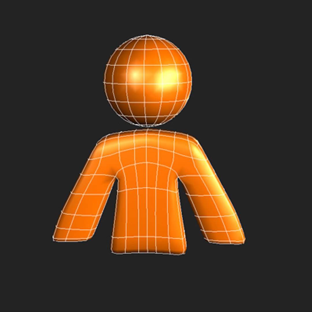 Maya Simple Office Man Icon