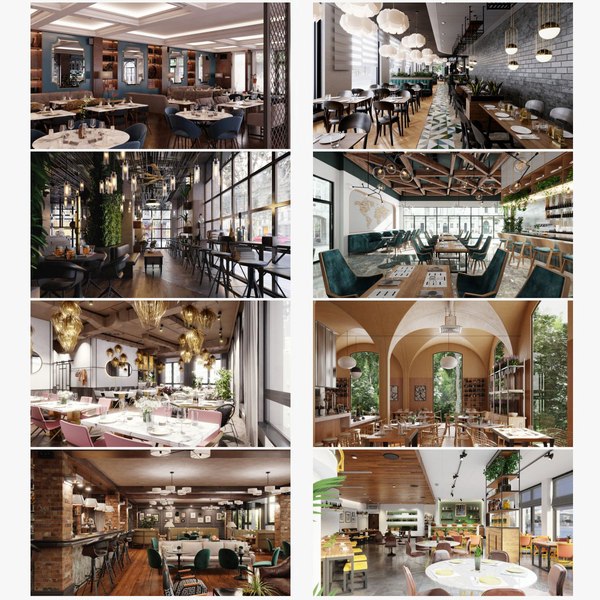 Restaurant Interior 3D Models for Download | TurboSquid