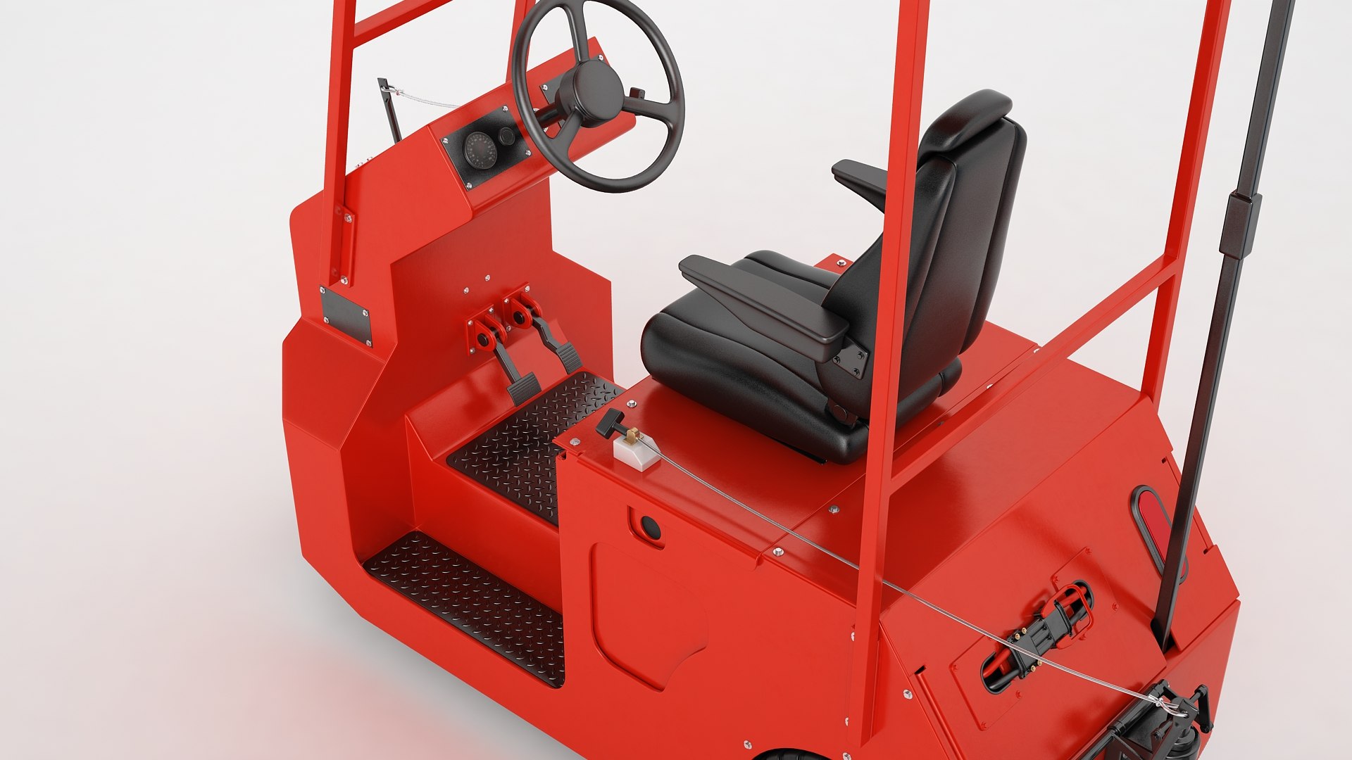 3D Model Electric Industrial Tugger 10 - TurboSquid 1737668