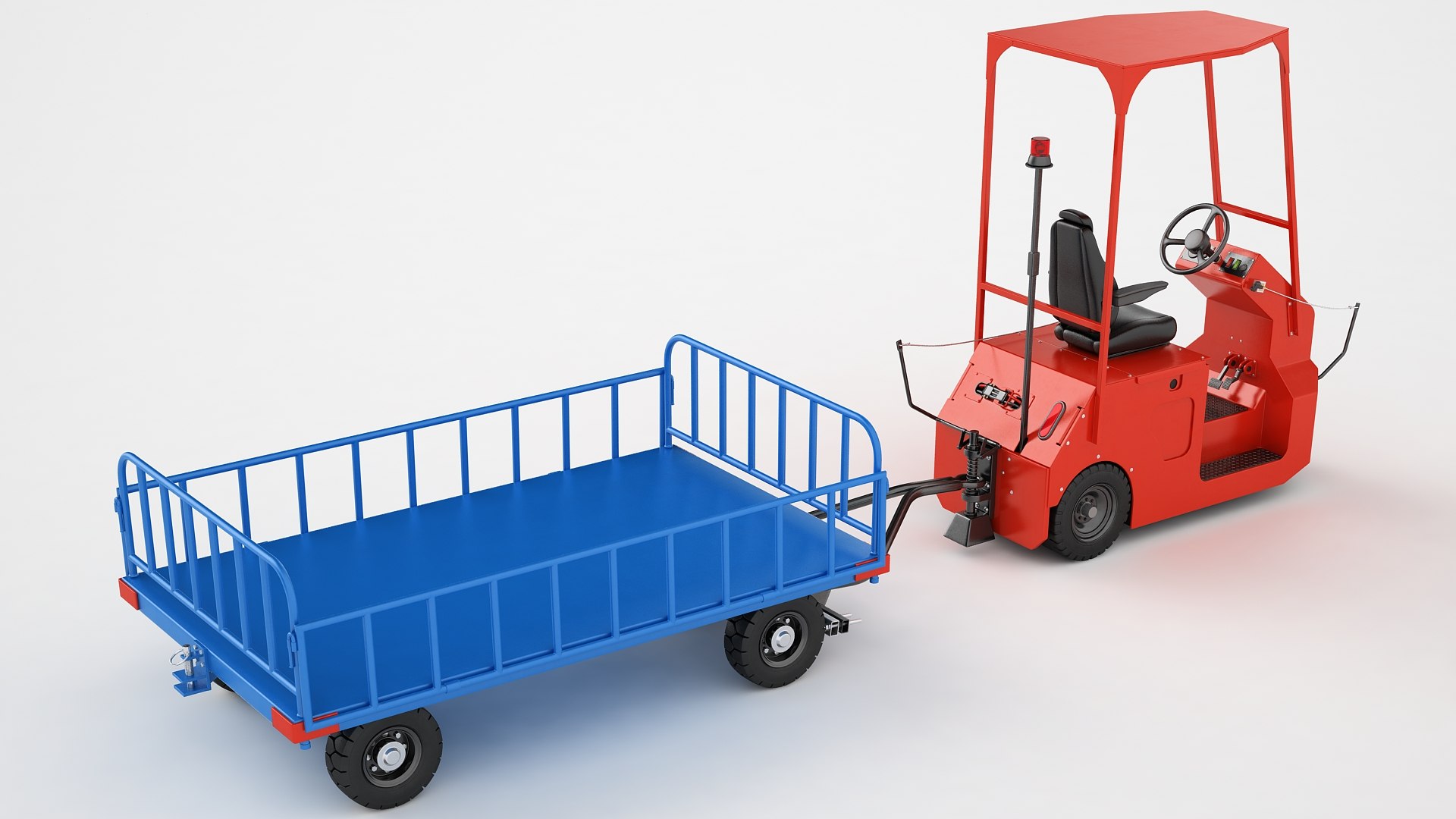 3D Model Electric Industrial Tugger 10 - TurboSquid 1737668