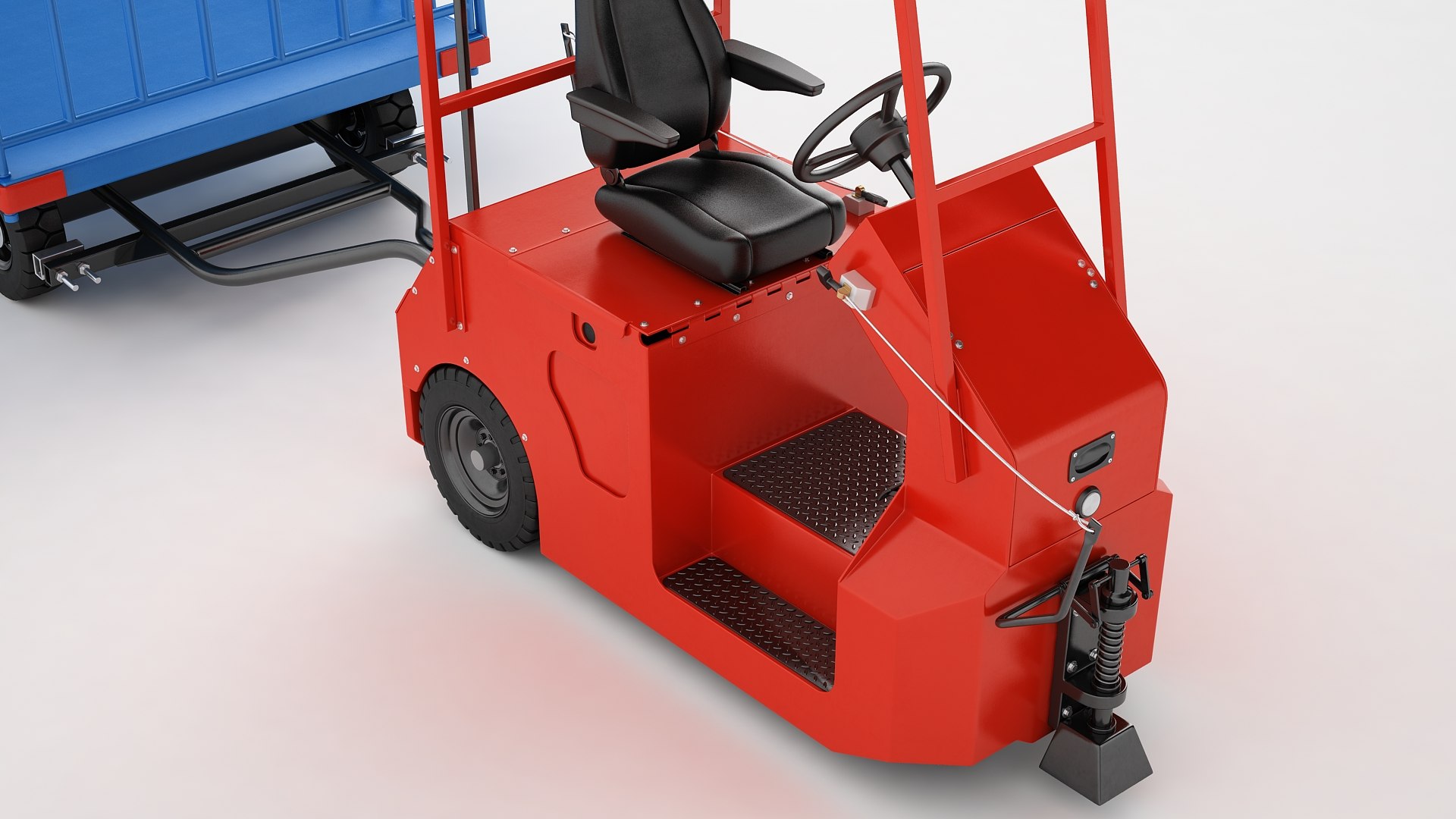 3D Model Electric Industrial Tugger 10 - TurboSquid 1737668