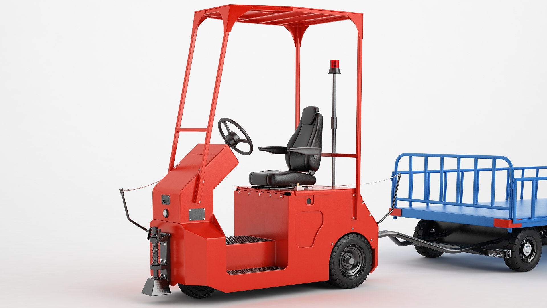 3D Model Electric Industrial Tugger 10 - TurboSquid 1737668