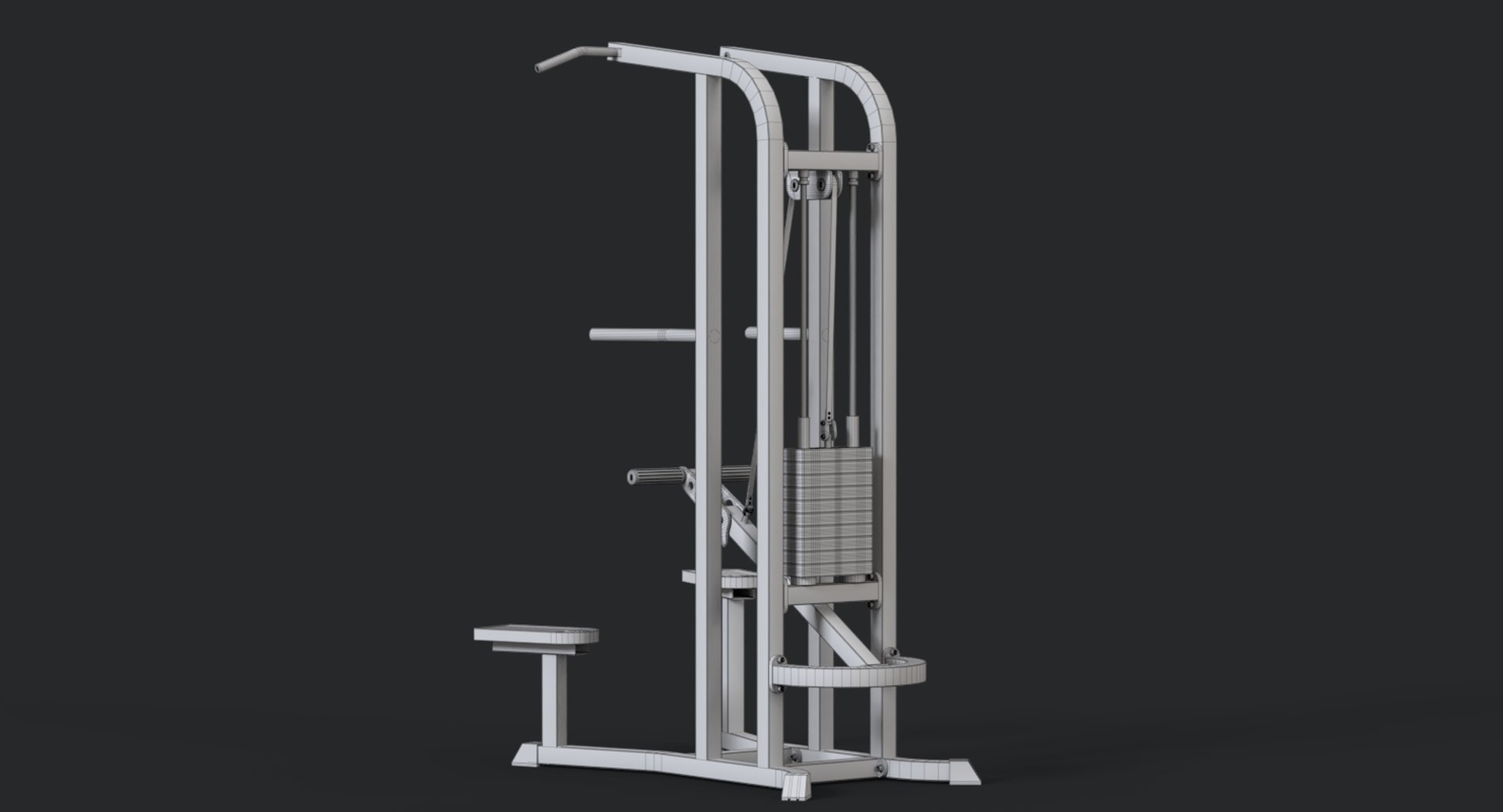 3D Model Chin Dip Assist - TurboSquid 1252181